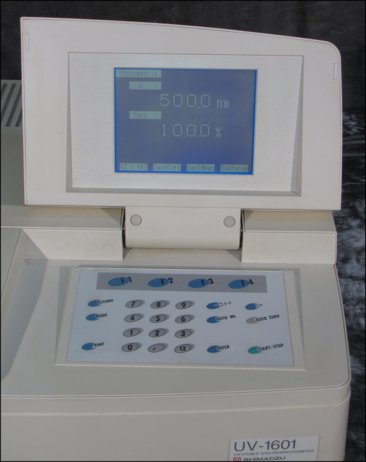 SHIMADZU UV-1601 UV-VISIBLE SPECTROPHOTOMETER | eBay